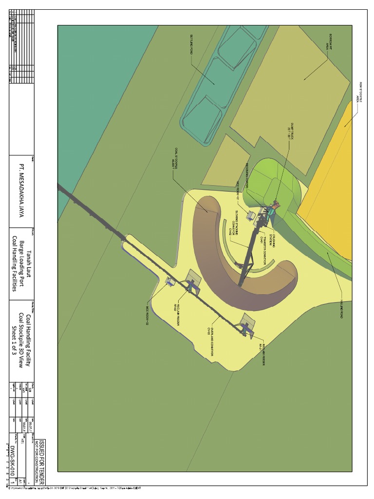DWG-SK-0010 CHF 3D Stockpile Sheet 1 of 3 R1 | PDF