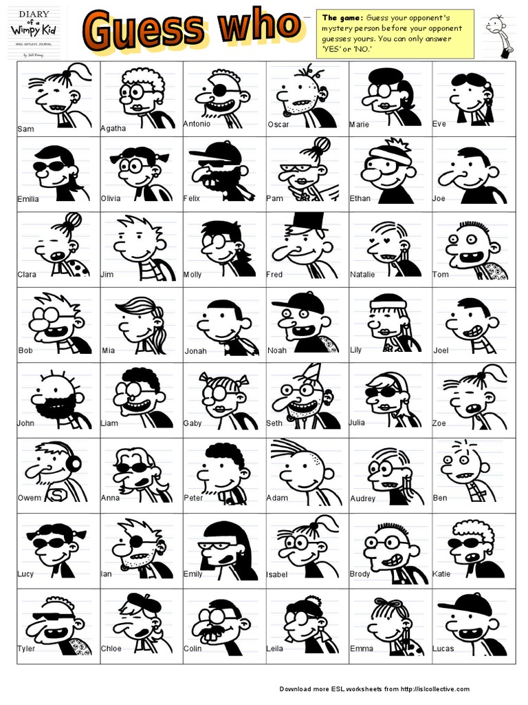 Guess Who | PDF | Games & Activities | Language Arts & Discipline