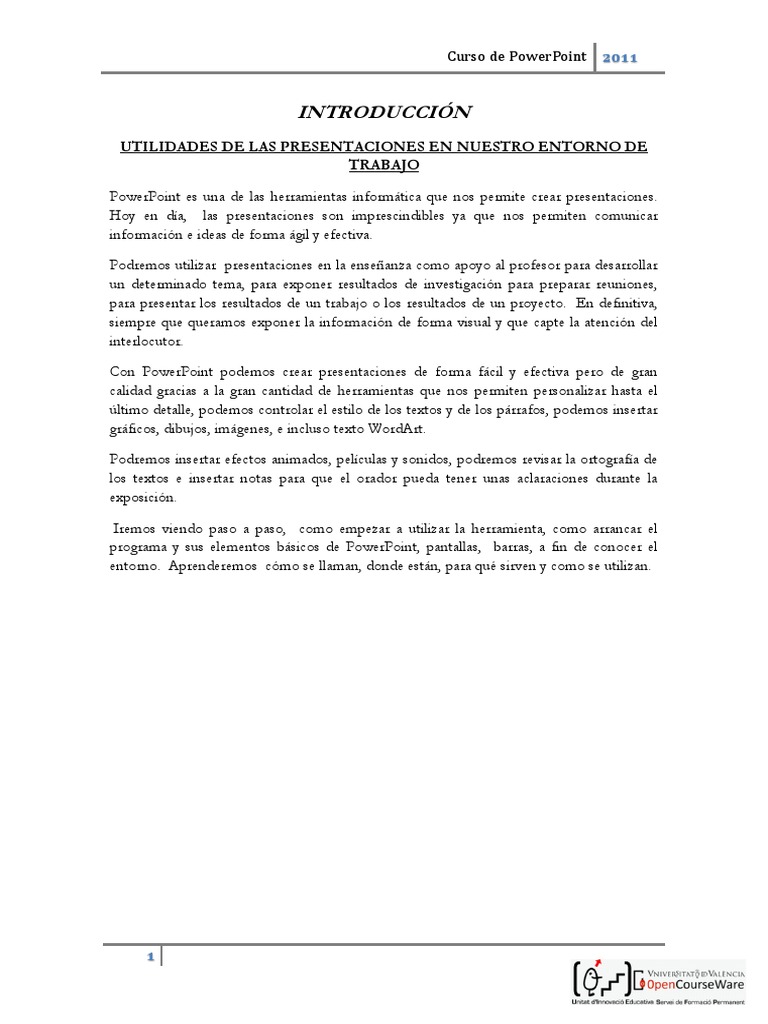 Manual Powerpoint 2010 PDF | PDF
