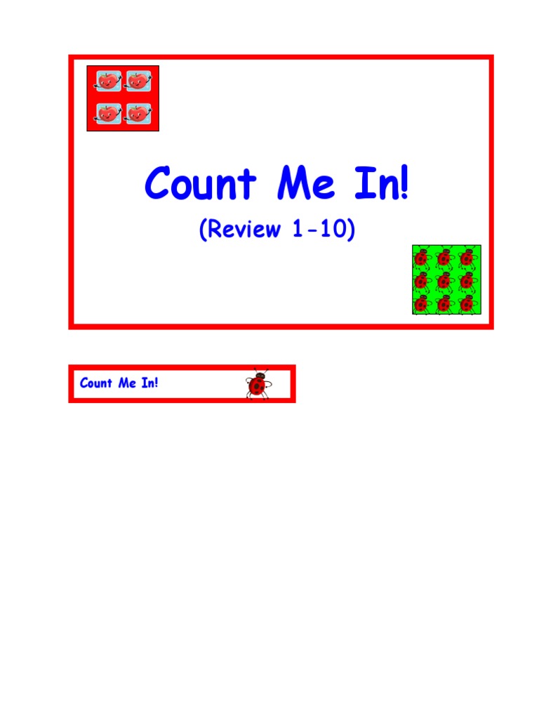 Count Me In! Review Summary | PDF