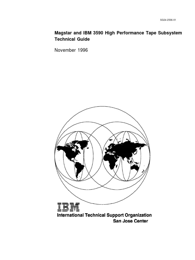 Magstar and IBM 3590 High Performance Tape Subsystem Technic | PDF