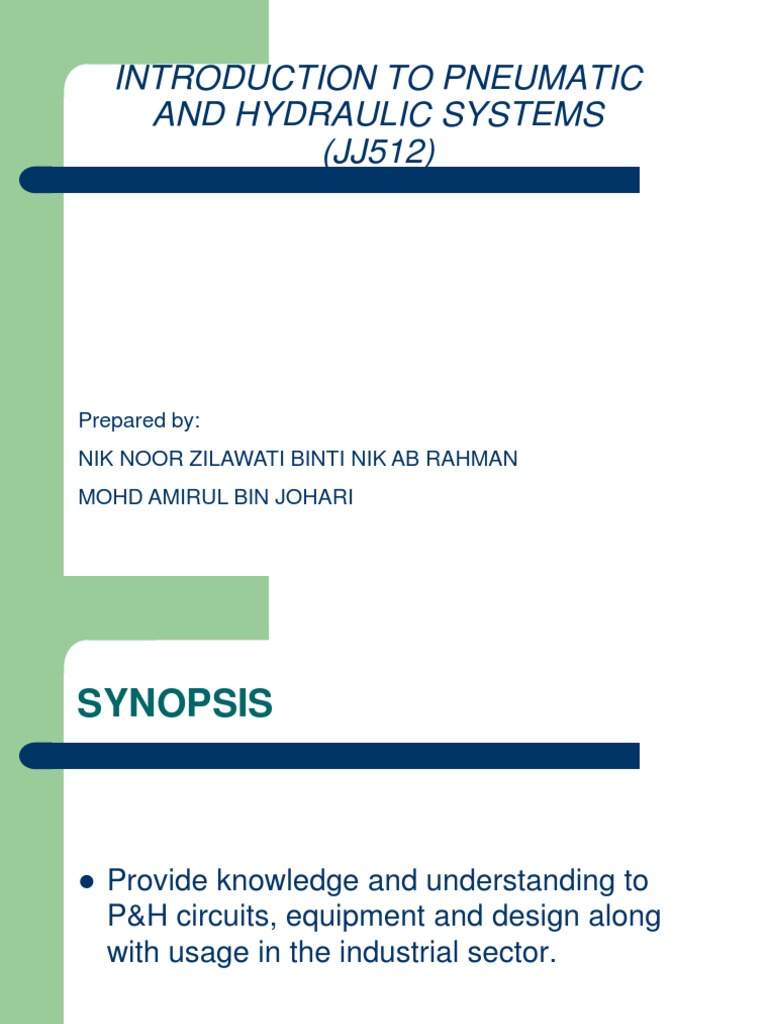Introduction to Pneumatic Systems | PDF | Pneumatics | Actuator