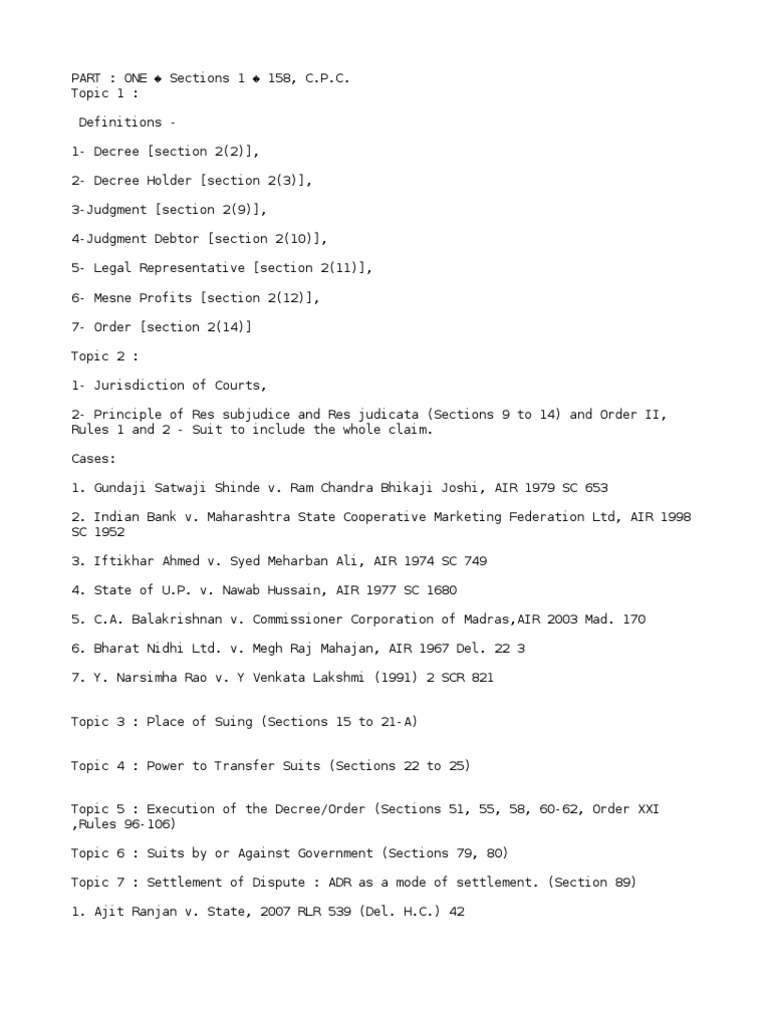 List of Cases | PDF | Public Law | Judiciaries