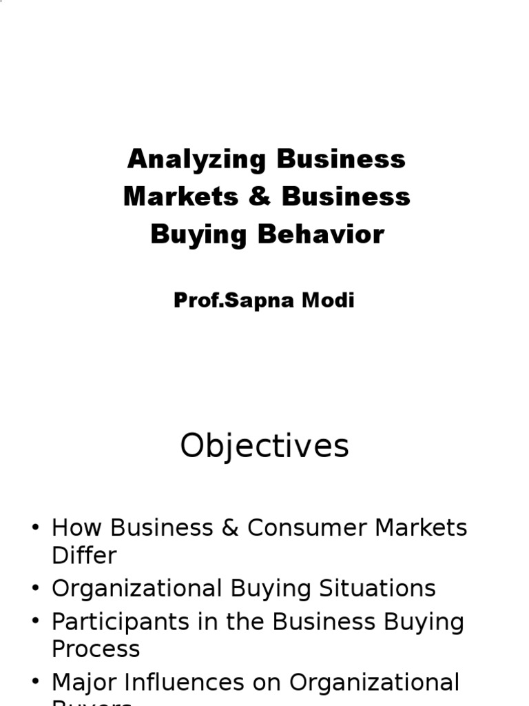 Consumer Industrial Buying Behavior Pdf Behavior Demand