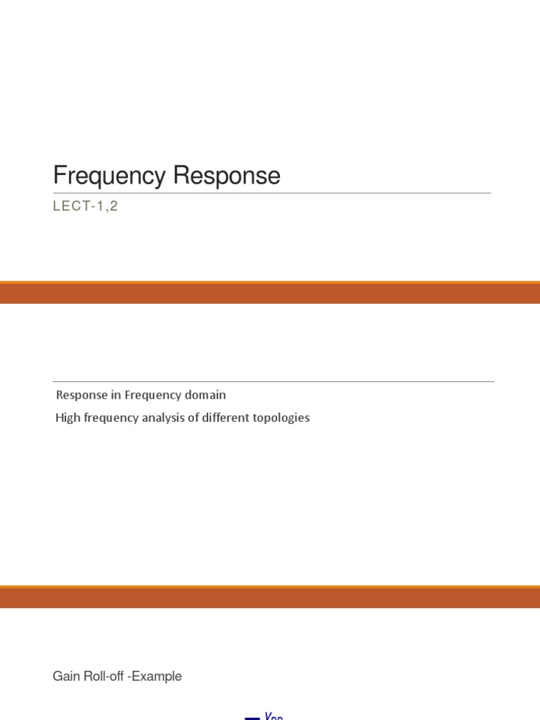 Freq Response | PDF | Amplifier | Electronic Circuits