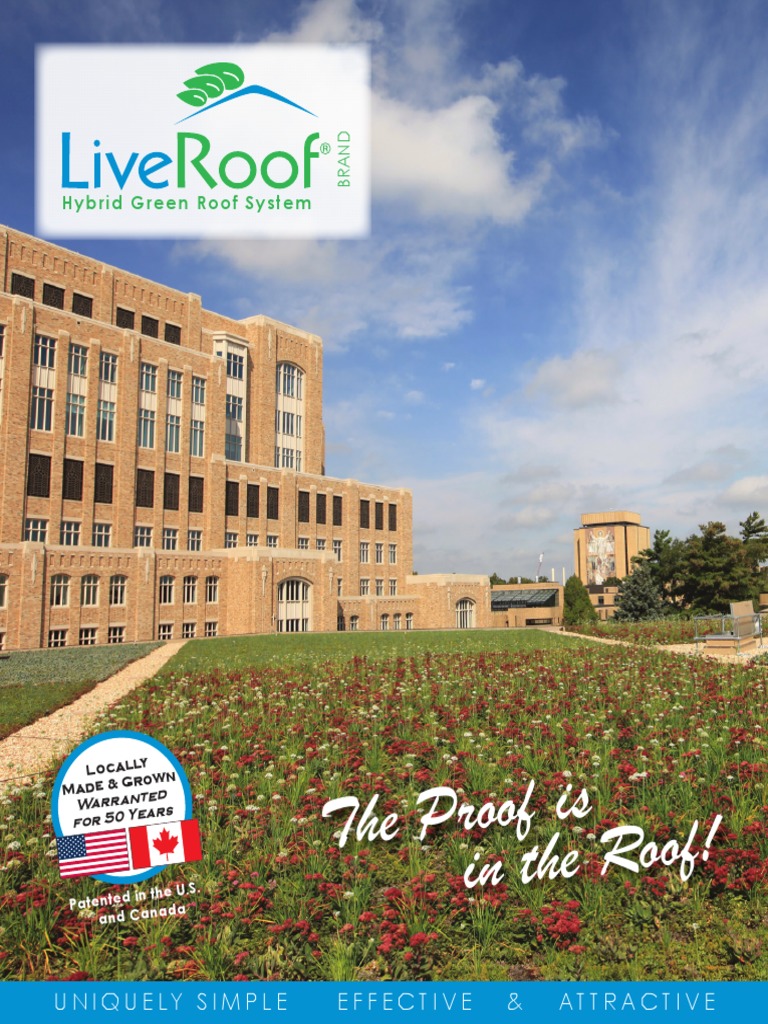 LiveRoof System Product Guide | PDF | Roof | Soil