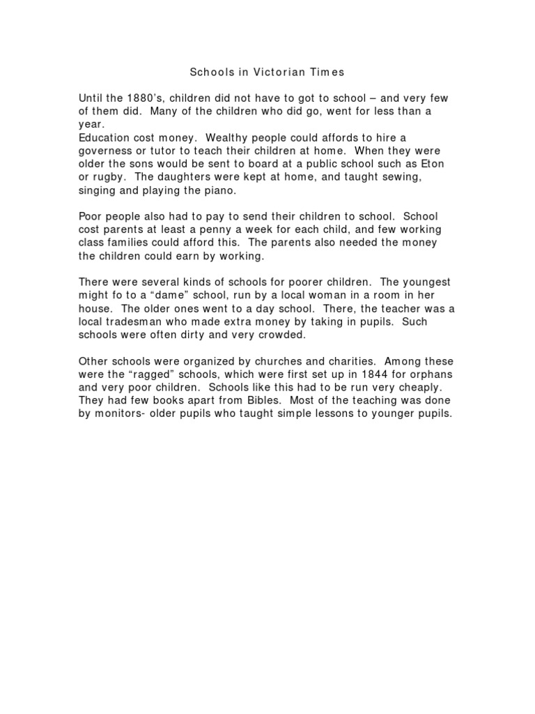 Victorian Schools | PDF