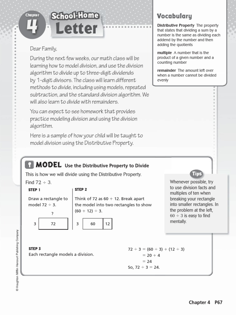 Use The Distributive Property To Divide | PDF | Division (Mathematics ...