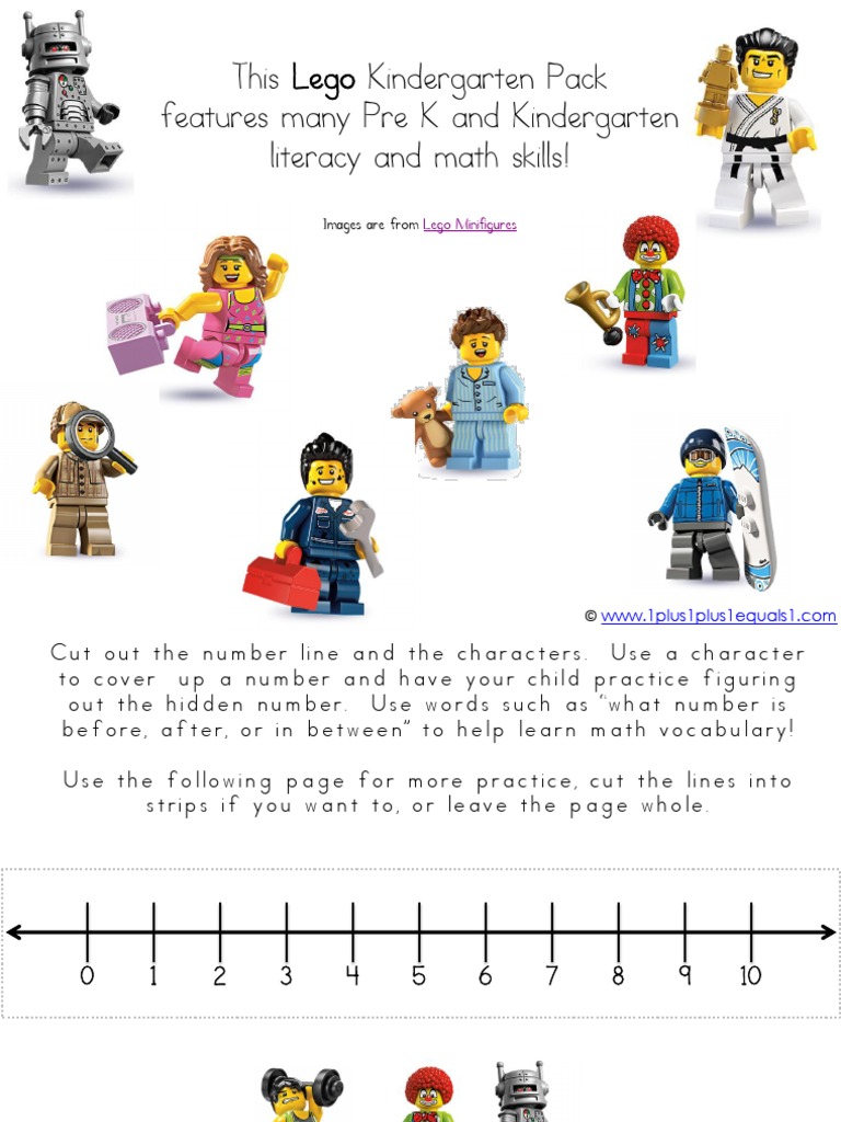 Lego Kindergarten Printables | Teaching And Learning | Leisure