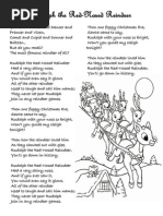 Rudolph the Red-Nosed Reindeer Story | PDF