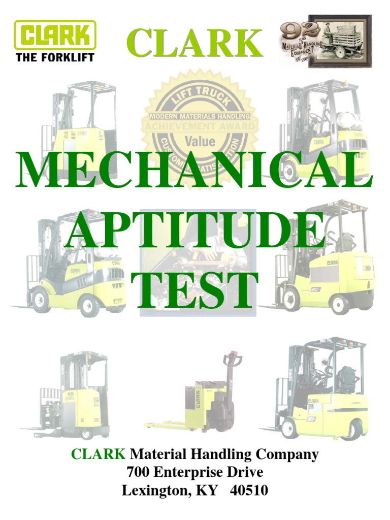 Mechanical Aptitude Test 080609 | PDF | Internal Combustion Engine ...