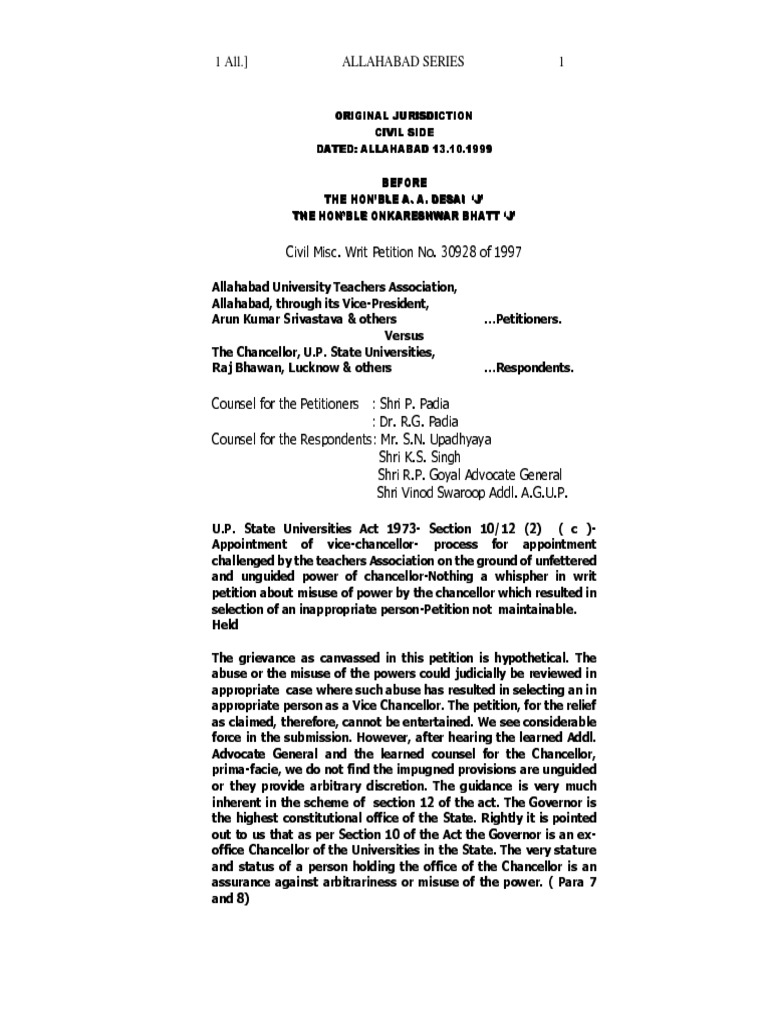 Indian Law Report - Allahabad Series - Jan2000 | PDF | Lawsuit | Magistrate