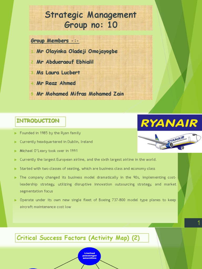 Ryanair Business Strategies | PDF | Low Cost Carrier | Airlines