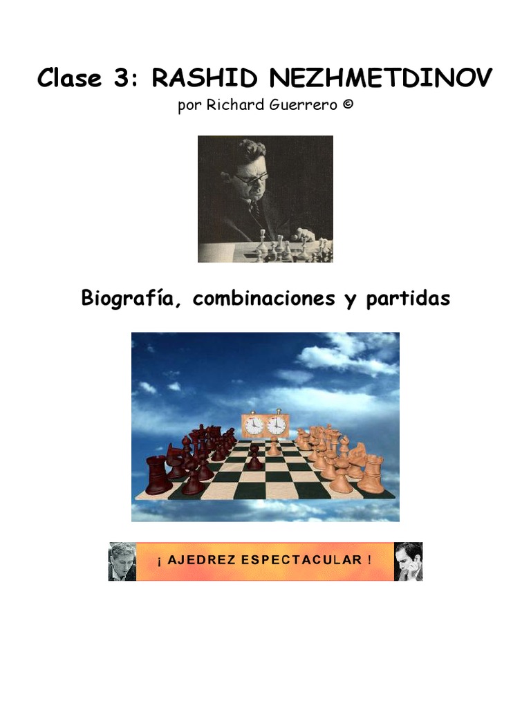 CLASE 3 Rashid Nezhmetdinov Por Richard Guerrero | PDF | Aperturas de ...