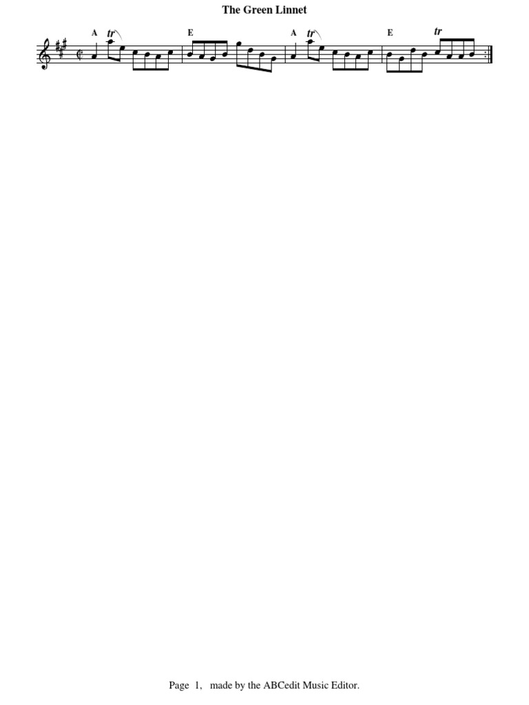 The Green Linnet | PDF
