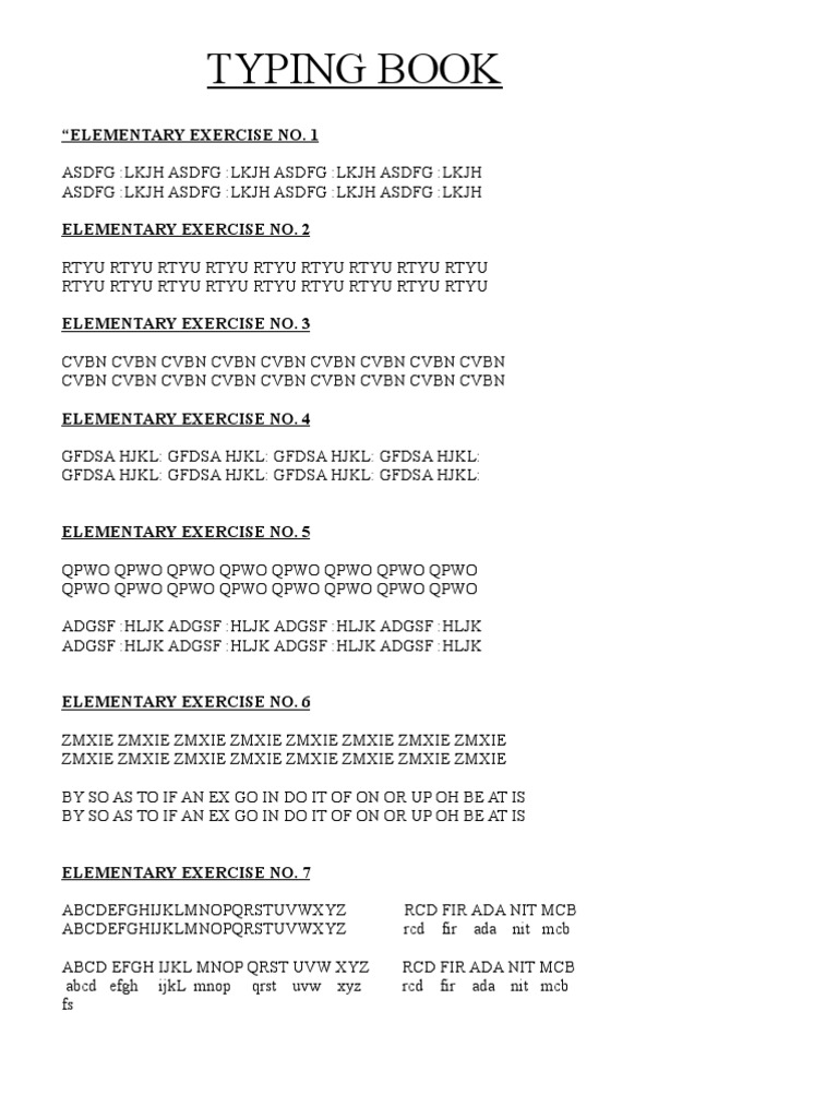 Hindi Typing Book In Pdf - dfroom