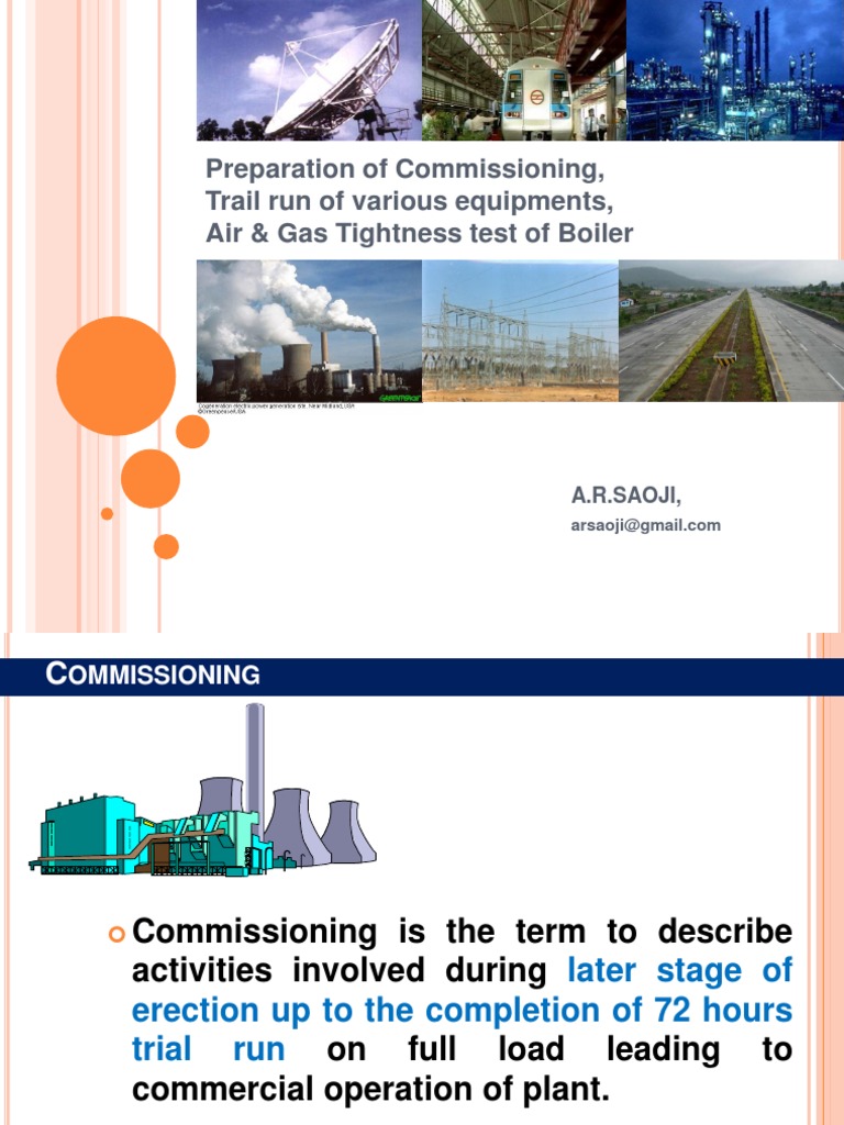 1 Power Plant Commissioning Preparations | PDF | Boiler | Duct (Flow)