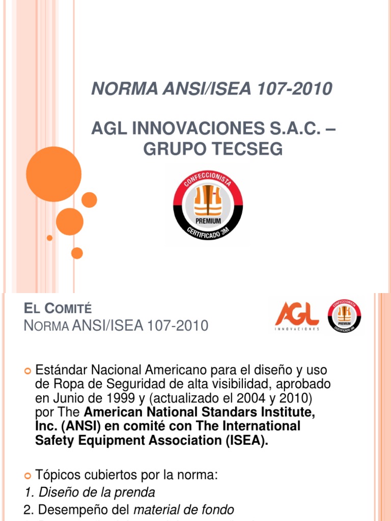 Norma Ansi Isea Agl2010 | PDF | Naturaleza