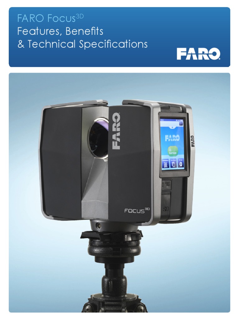 Faro Focus 3d Laser Scanner Brochure | Image Scanner | 3 D Computer ...