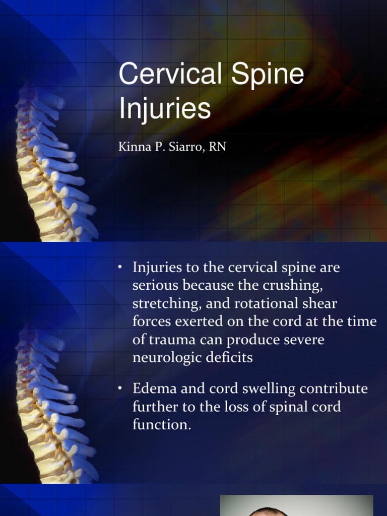 Cervical Spine Injuries | PDF | Spinal Cord Injury | Clinical Medicine