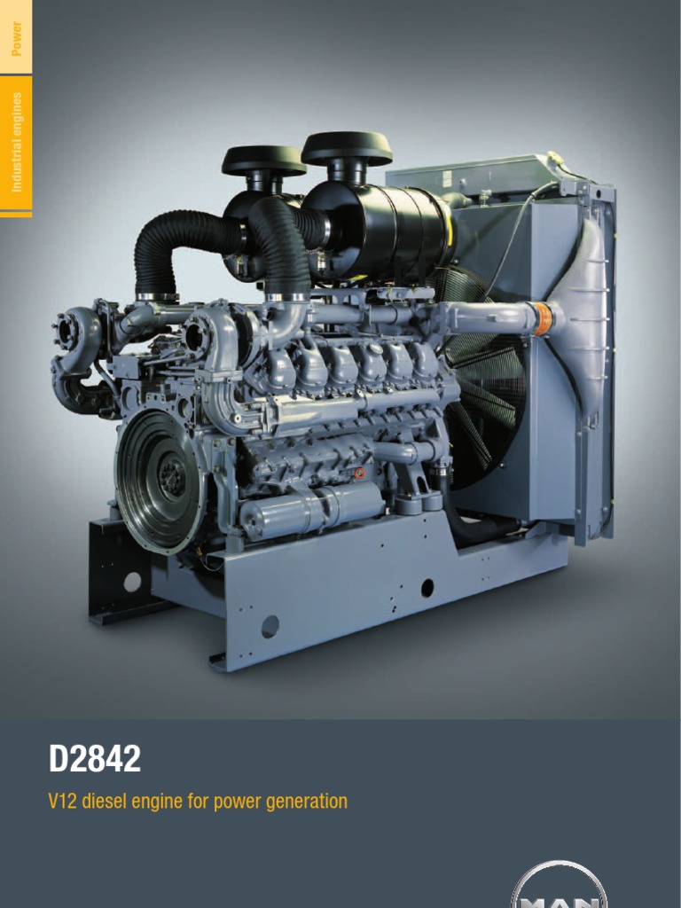 Man D2842 (630 - 730 Kva) | PDF | Diesel Engine | Engines