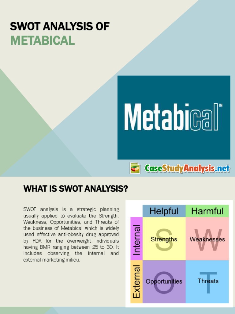 Metabical Case Study Analysis | PDF | Food And Drug Administration ...