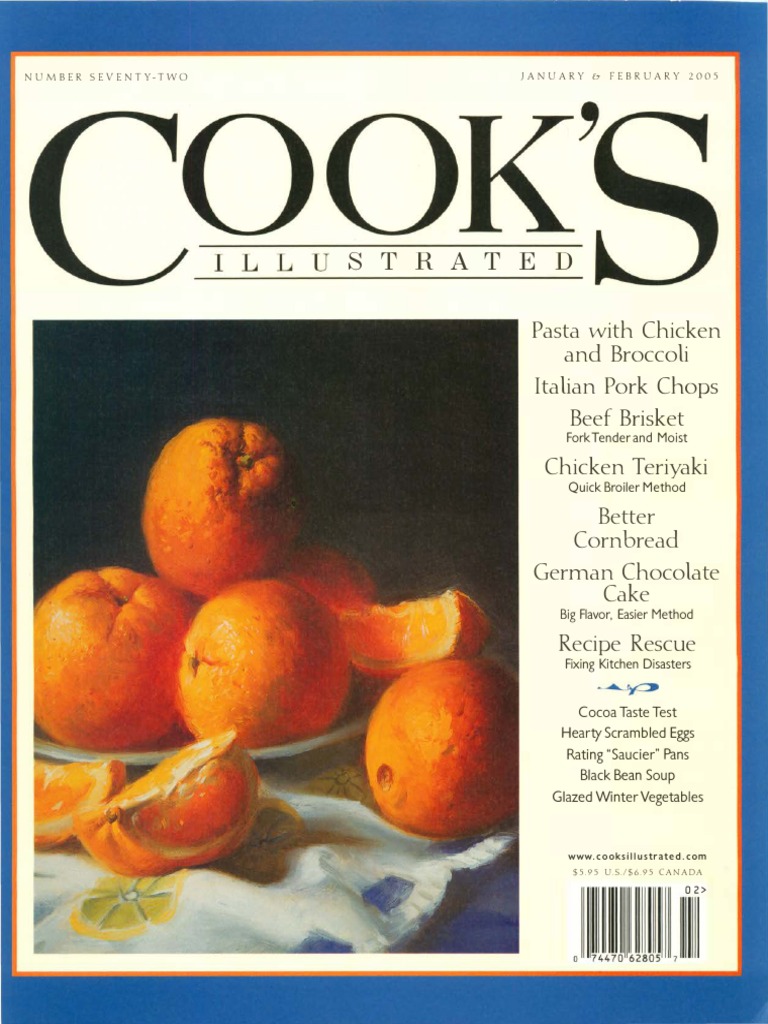 Cook's Illustrated 072 | PDF | Foods | Cooking