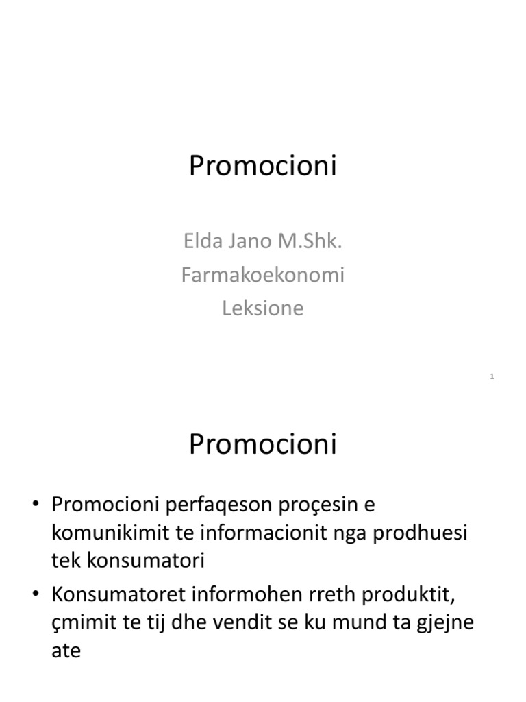Promocioni | PDF