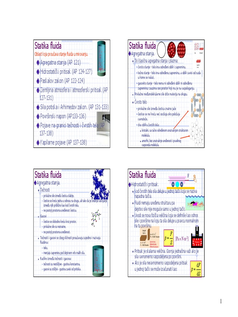 Statika Fluida | PDF