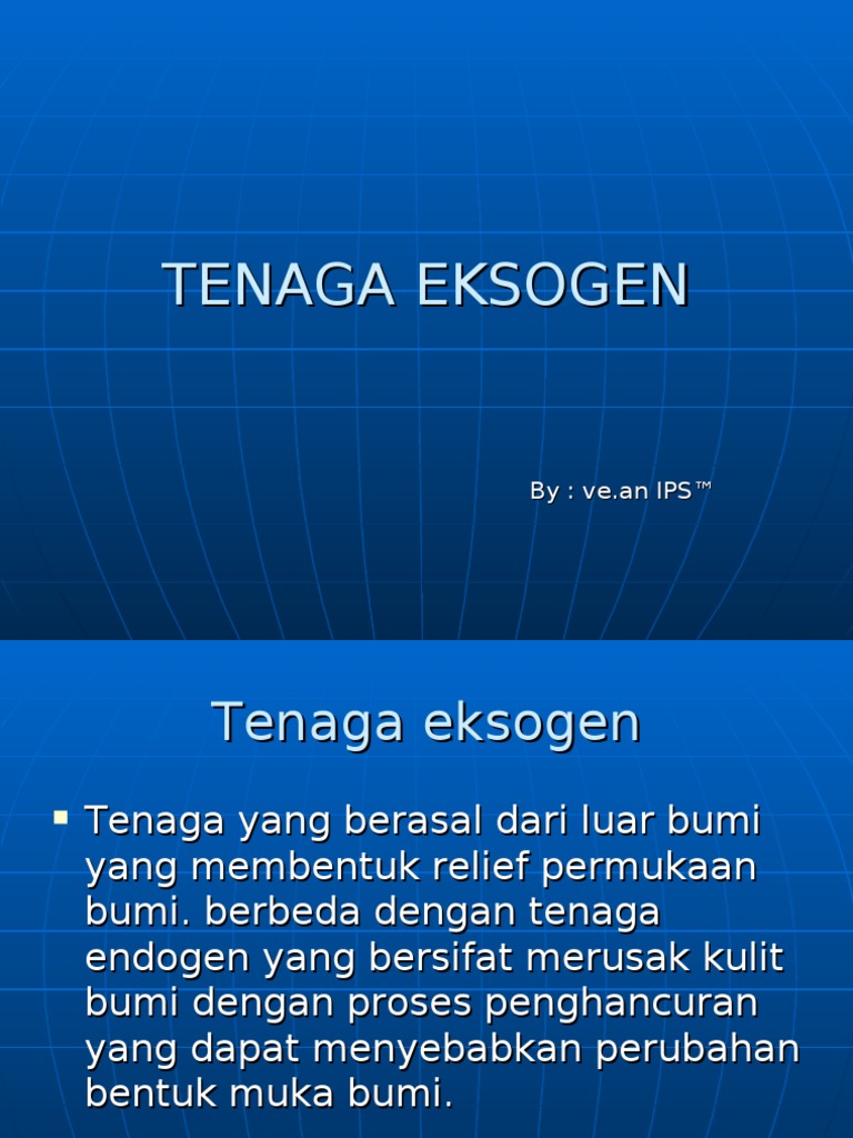 Tenaga Eksogen | PDF