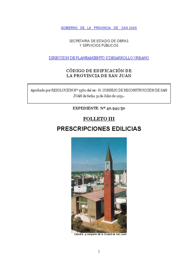 Código de Edificación - Folleto Nº3 - Prescripciones Edilicias | PDF | Calle | Andamio