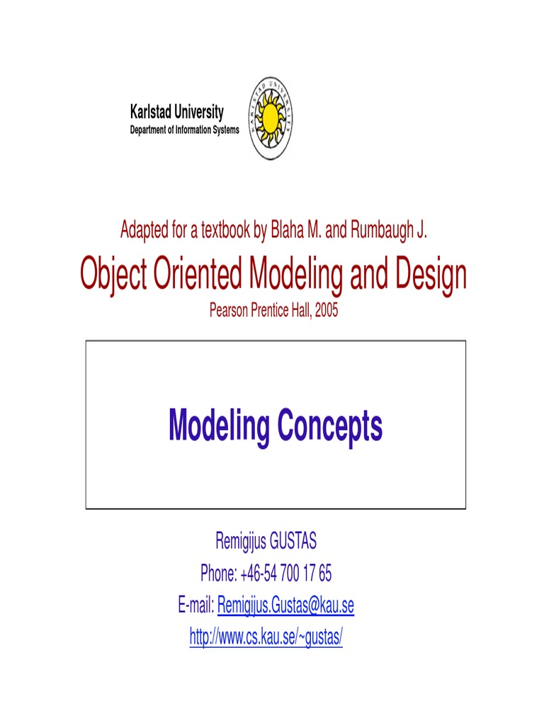 Modeling Concepts 0 | PDF