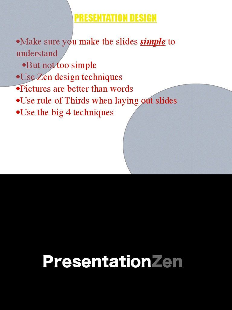 Presentation Zen | PDF