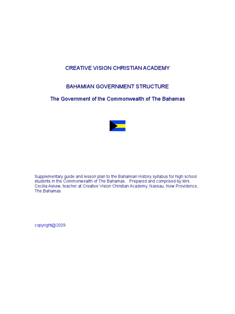 Bahamas Government Structure Guide and Project Exercises | The Bahamas ...