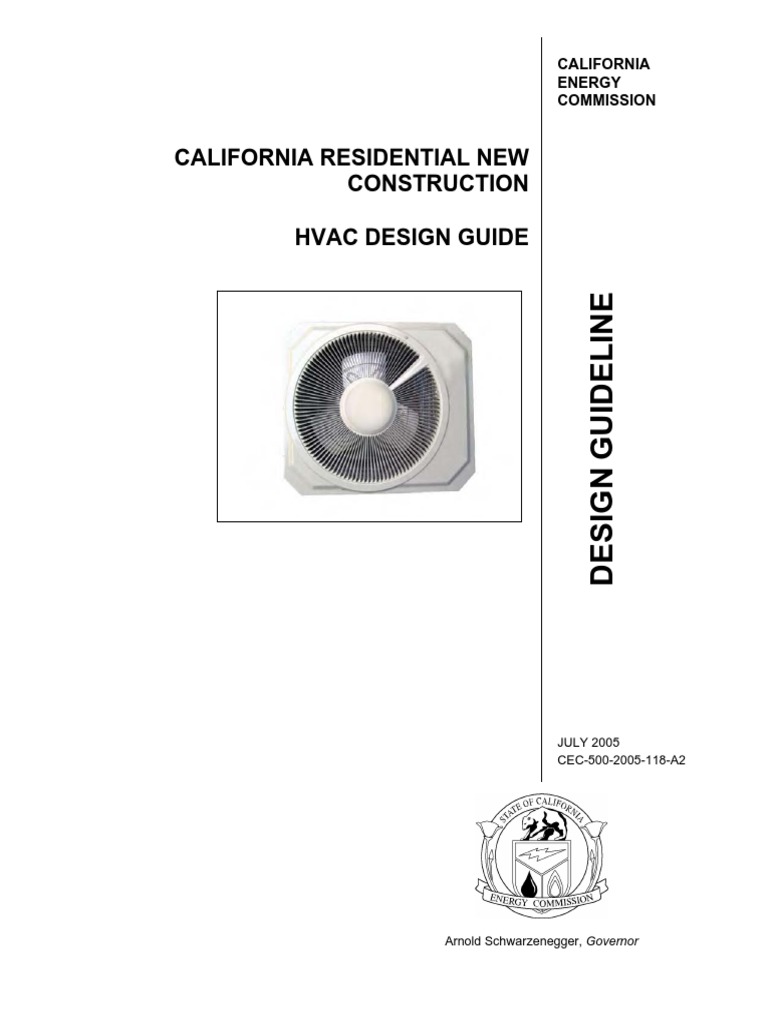 CA Residential HVAC Design Guide | PDF | Air Conditioning | Hvac