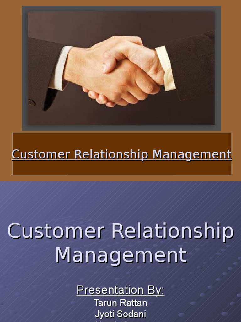 Customer Relationship Management | PDF | Business | Marketing
