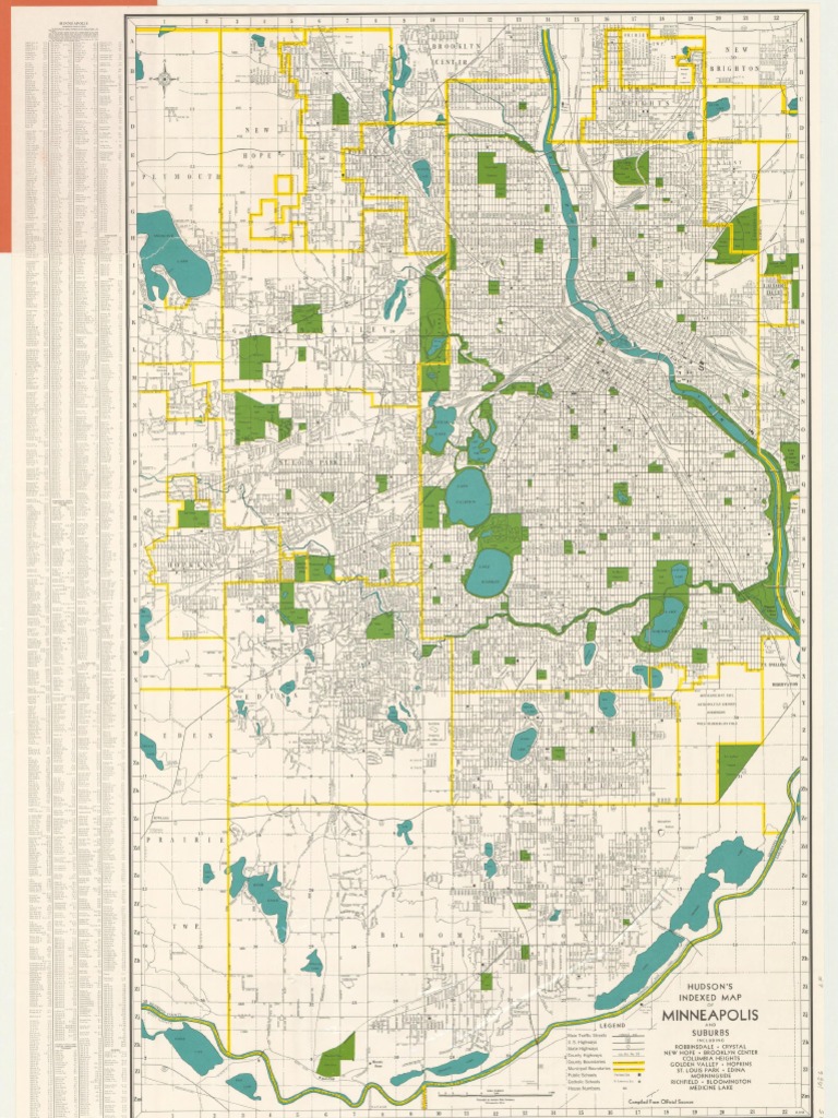 Minneapolis and Suburbs Map | PDF