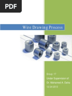 Wire Drawing Formulas | PDF | Wire | Engineering Tolerance