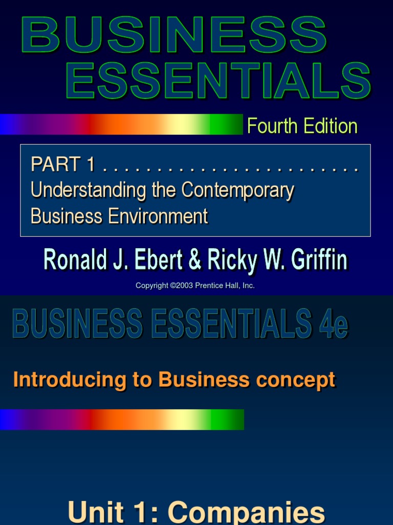 Understanding The Contemporary Business Environment: Fourth Edition ...