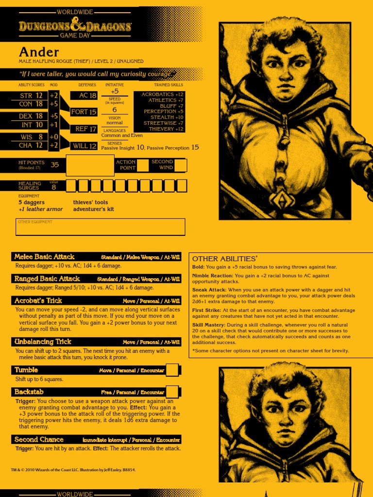 Red Box Characters | PDF | Role Playing Games | Leisure
