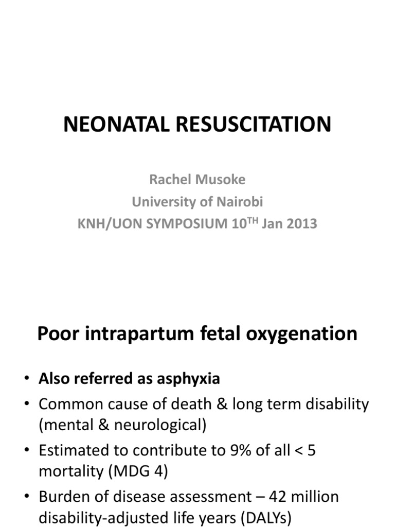 Neonatal Resuscitation | PDF | Infants | Cardiopulmonary Resuscitation
