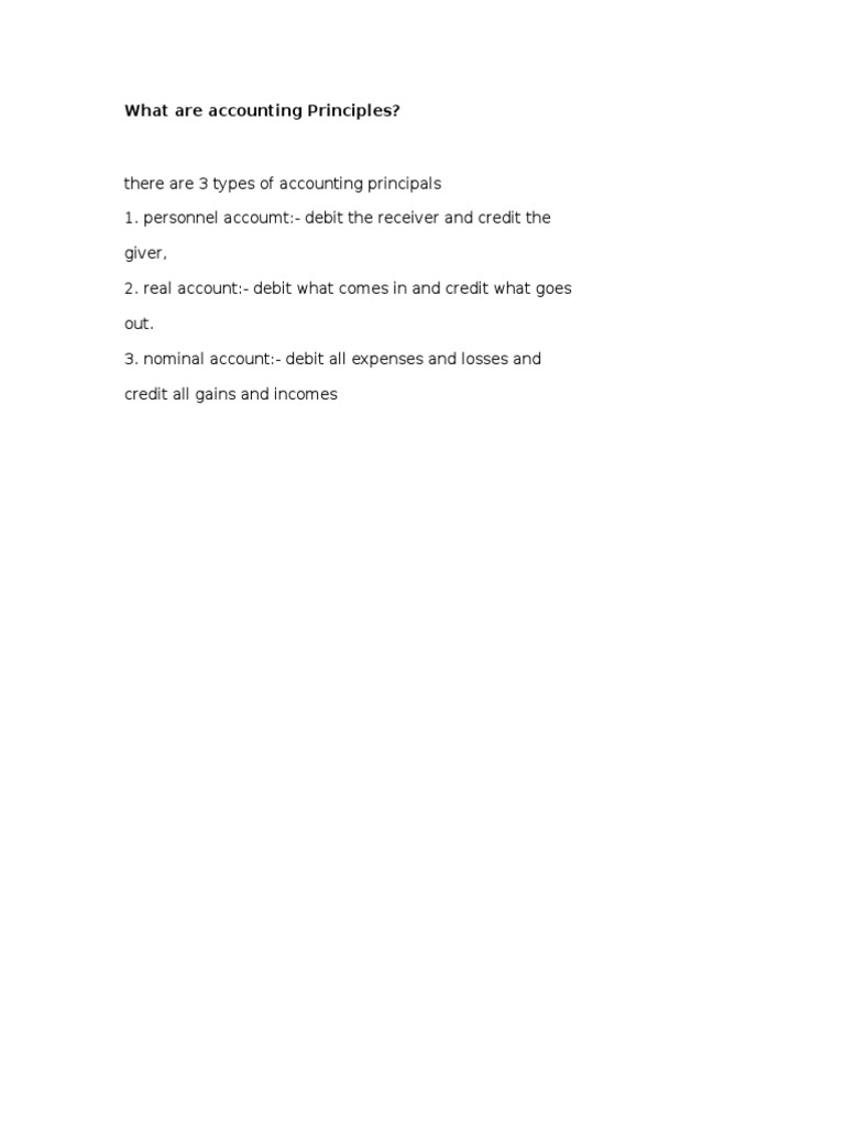 Understanding Accounting Principles | PDF