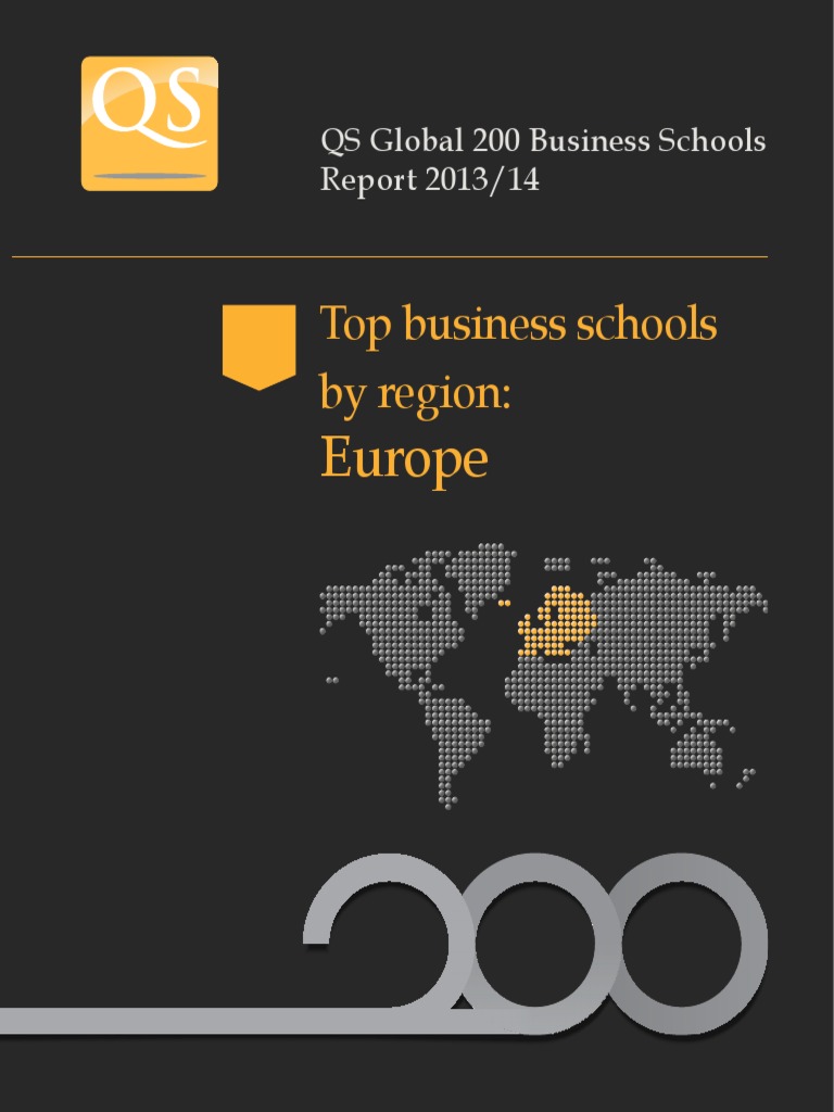 Top European business schools by region and employer recognition | PDF ...