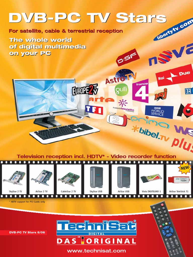 DVB-PC TV Stars | PDF | Digital Television | Television