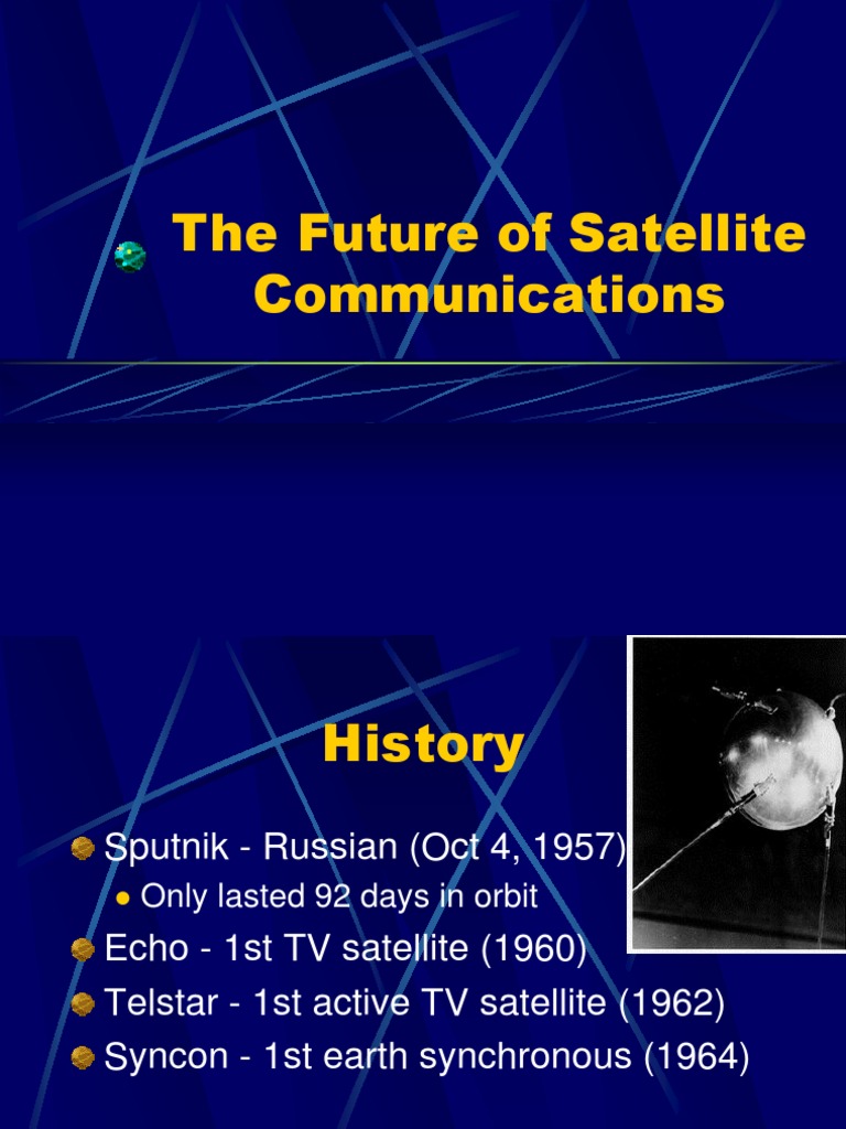 The Future of Satellite Communications | PDF | Satellite | Modulation