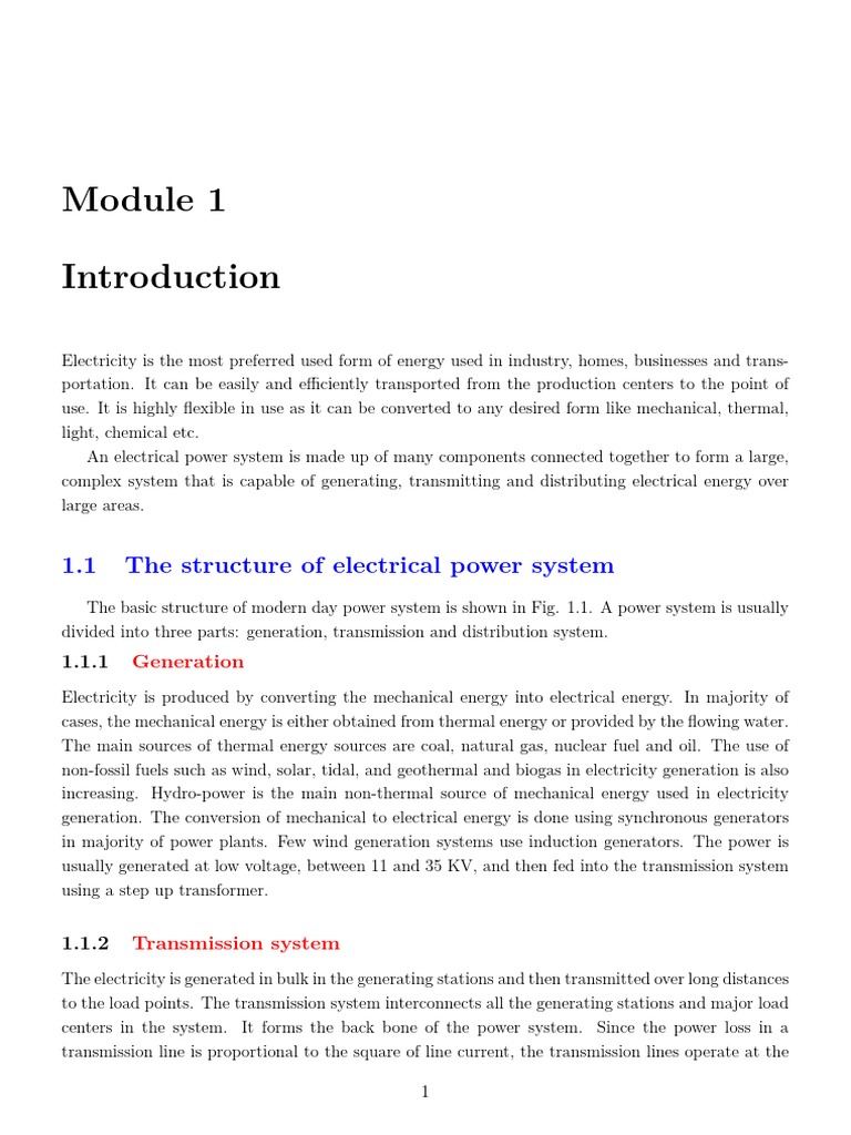 Different Types of Power System Analysis | PDF | Electric Power ...