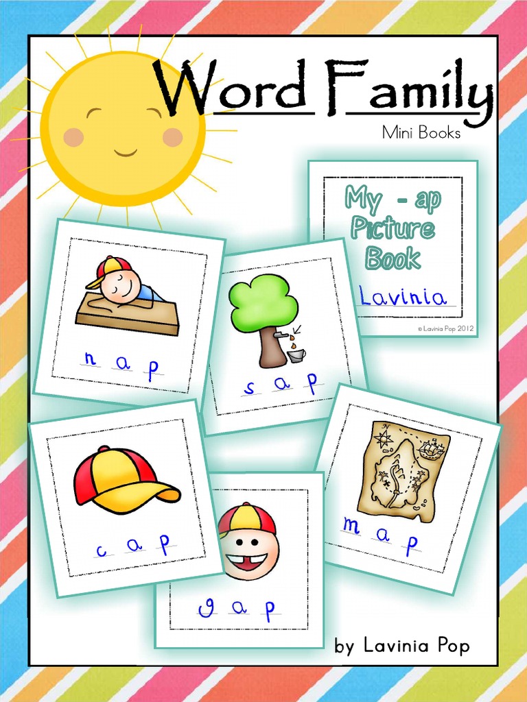 Word Families Mini Books Short Vowels Free | PDF