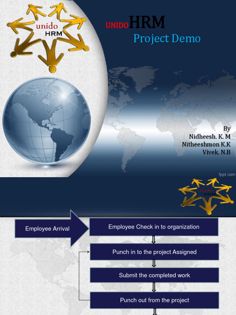 HRMS Project Presentation | PDF | Career & Growth | Business