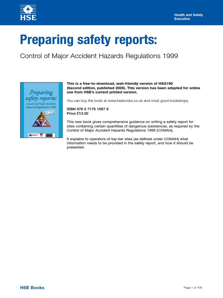 05 HSG 190 | PDF | Risk Management | Risk