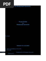 Project Report On Readymade Garments | PDF | Clothing | Retail